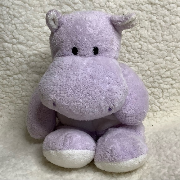 Ty | Toys | Tylux Pluffies Inch Purple Hippo Wades Stuffed Animal Plush ...